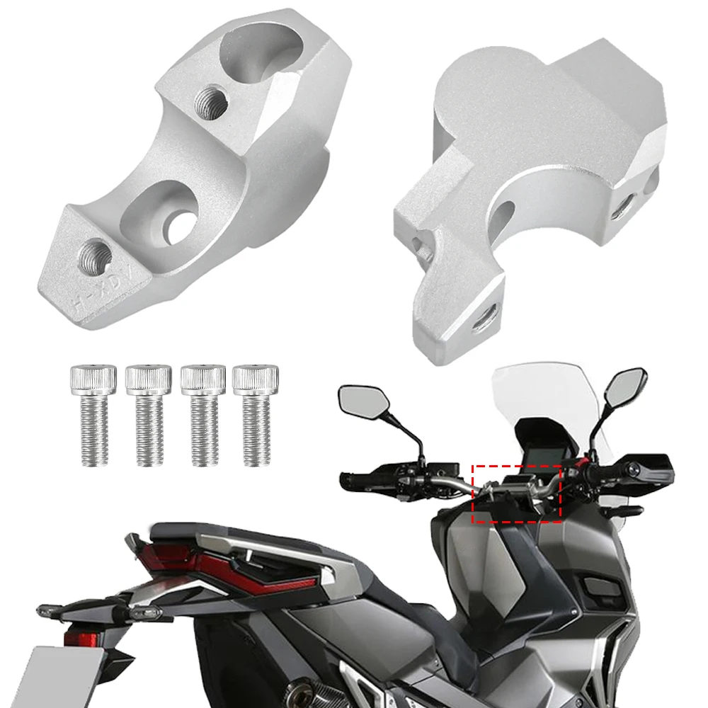 Motorcycle-Handlebar-Riser-Extend-Clamp-Adapter-For-Honda-XADV750 ...