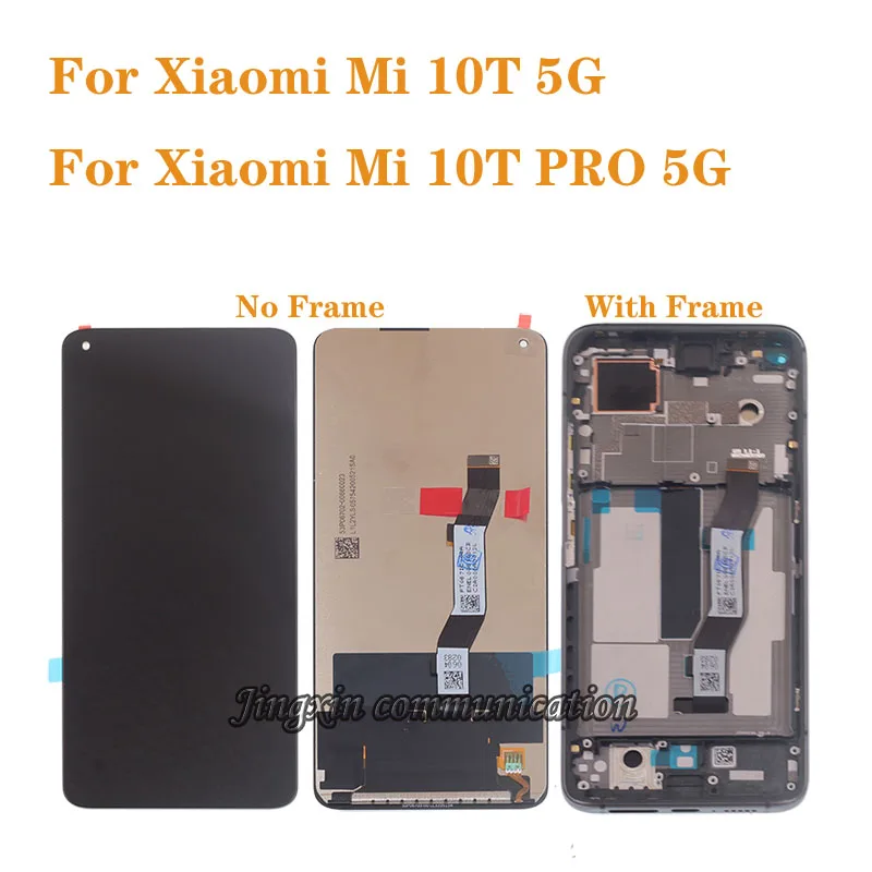 오리지널 Xiaomi Mi 10T 5G LCD 디스플레이 터치 스크린 유리 패널 디지타이저 어셈블리, Xiaomi Mi 10T ...