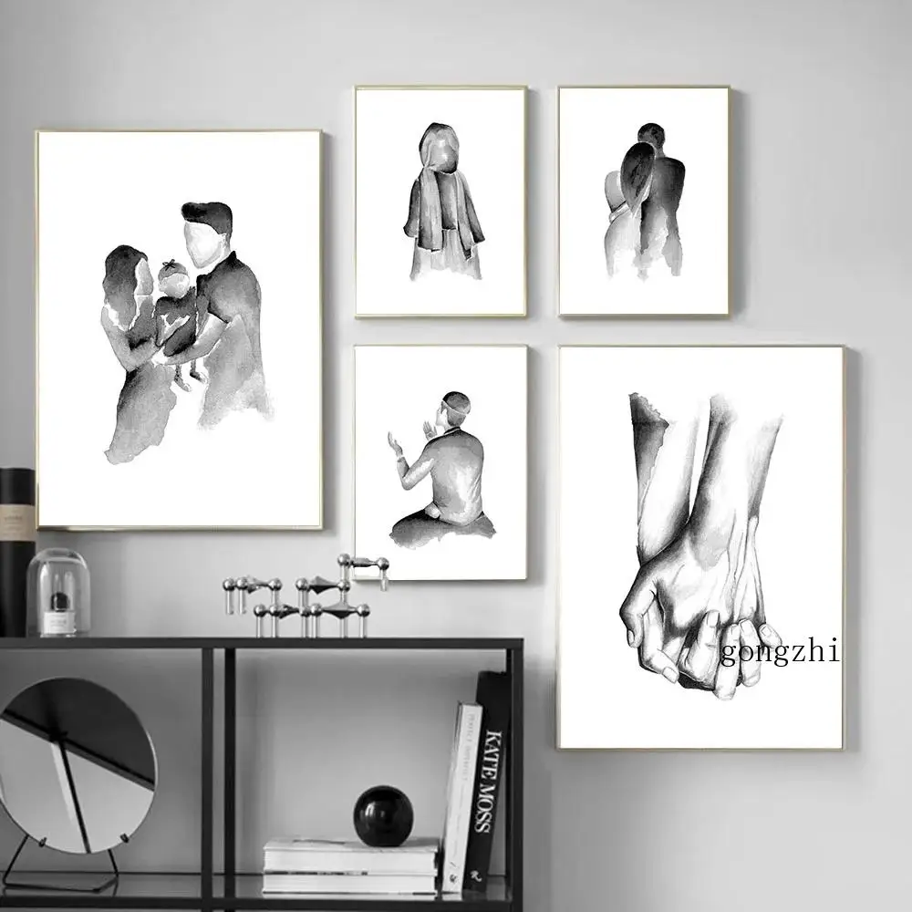 Simple Black And White Wall Art