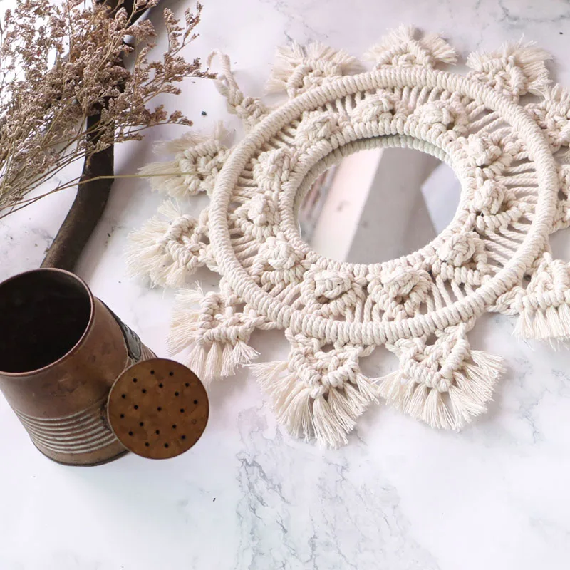 Macrame Mirror | Macrame Wall Art