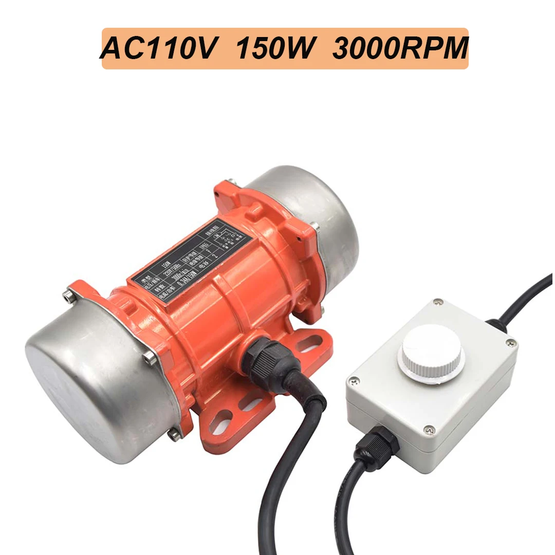 Electrical-Vibrating-Motor-150W-Single-Phase-AC-110V-3000rpm-Aluminum ...