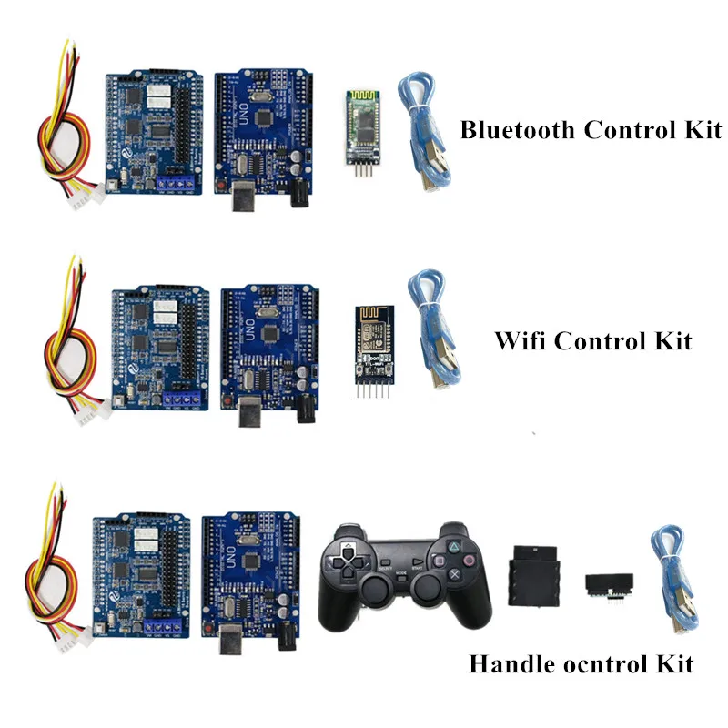 Bluetooth, WiFi, Handle Robot Car Arm Controller Kit for Arduino with ...