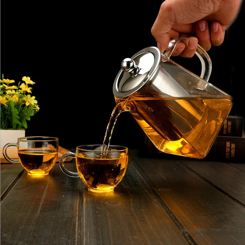 Heat-Resistant-Glass-Teapot-With-Stainless-Steel-Infuser-Heated ...