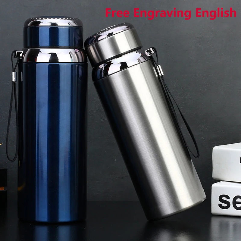 1000/800/600ml Thermos Cup Vacuum Flask 316 Stainless Steel Large Capacity Tea Cup Thermos Water ...
