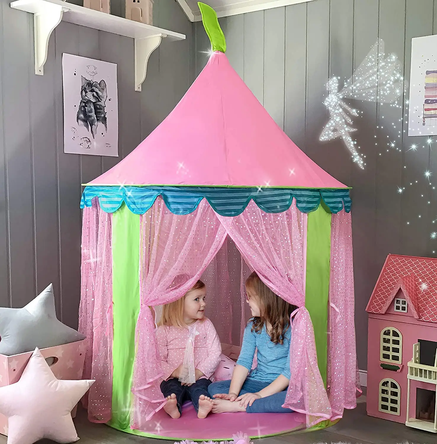 Children's Tent Folding Tents Play House For Children Teepee Toy Tents ...