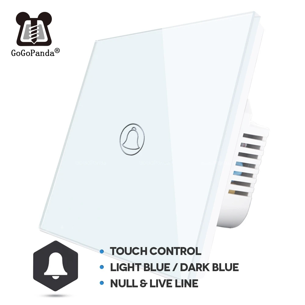 EU-1-Gang-Doorbell-Controller-Touch-Switch-Smart-Home-Automation ...
