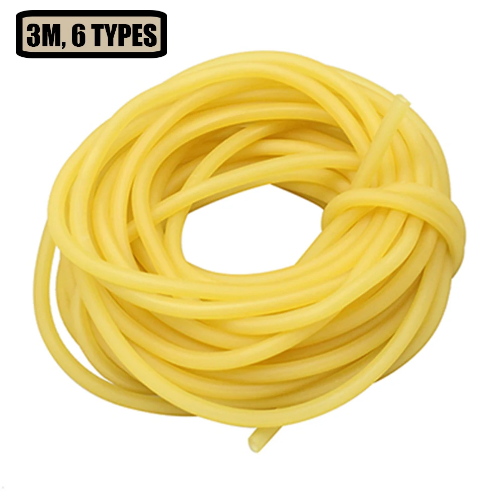 3m Rubber Tube Tactical Natural Latex Slingshots Tubing Band Shooting ...