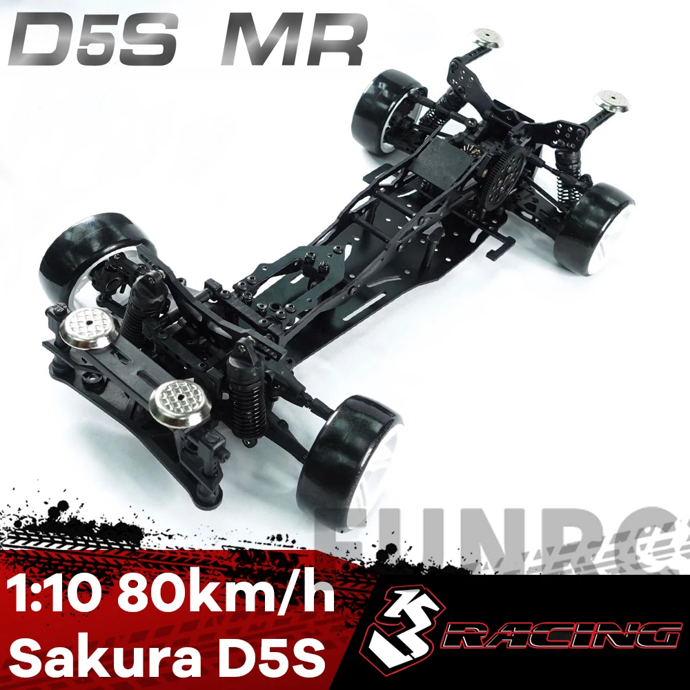 3racing Sakura D5 Kit 1/10 Remote Control Super Rear Drive Racing ...