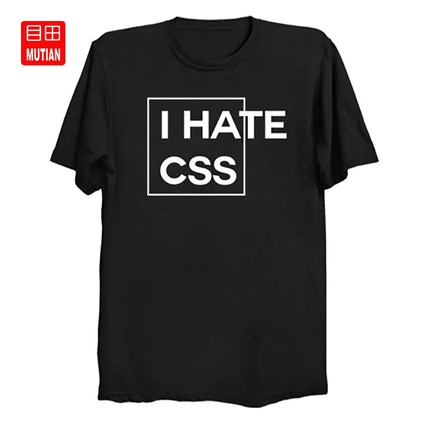 Eu odeio css t camisa css html programador devops software pilha ...