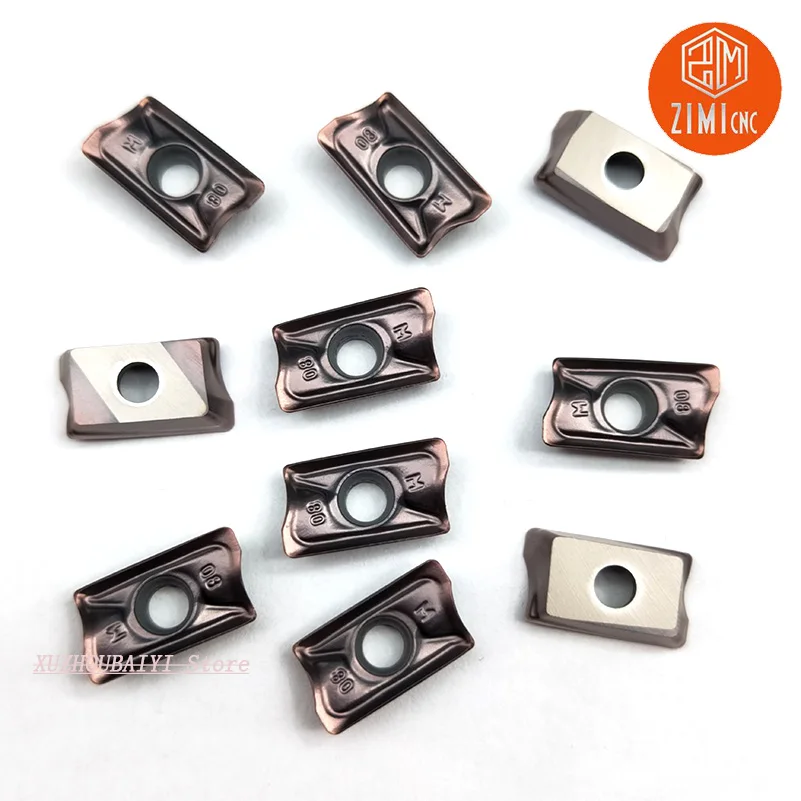 10pcs AOMT123608PEER M VP15TF Carbide Blade Turning Blade AOMT 123608 ...