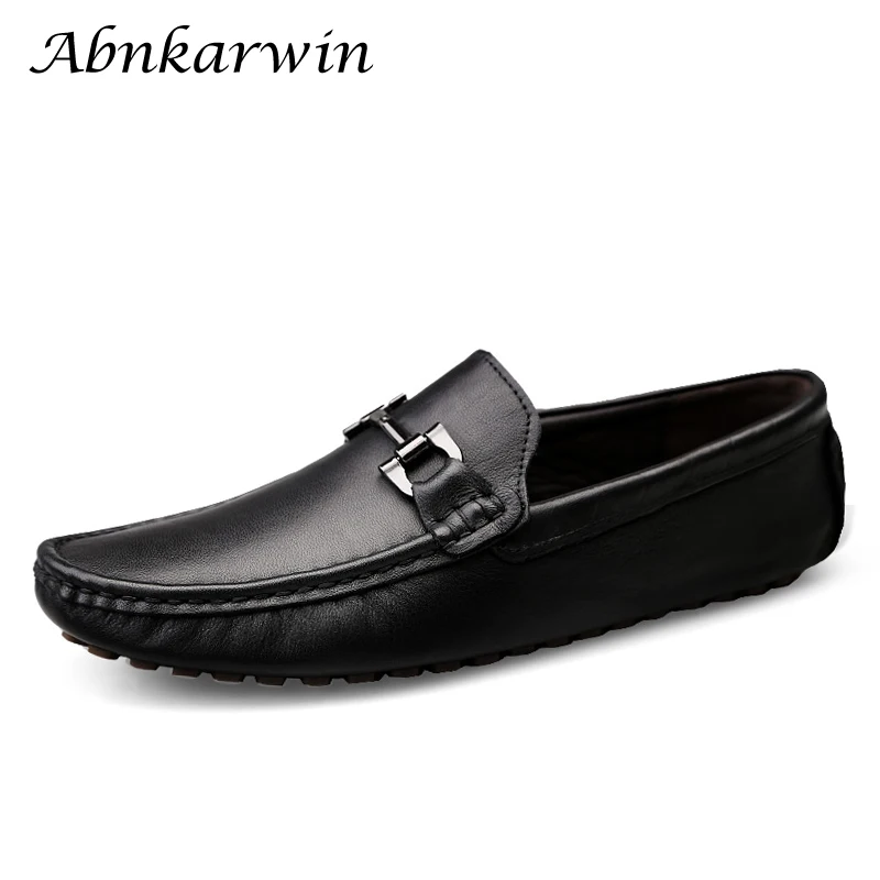 Leather-Slip-On-Mens-Loafers-Casual-Shoes-Men-Designer-Lofer-Man ...