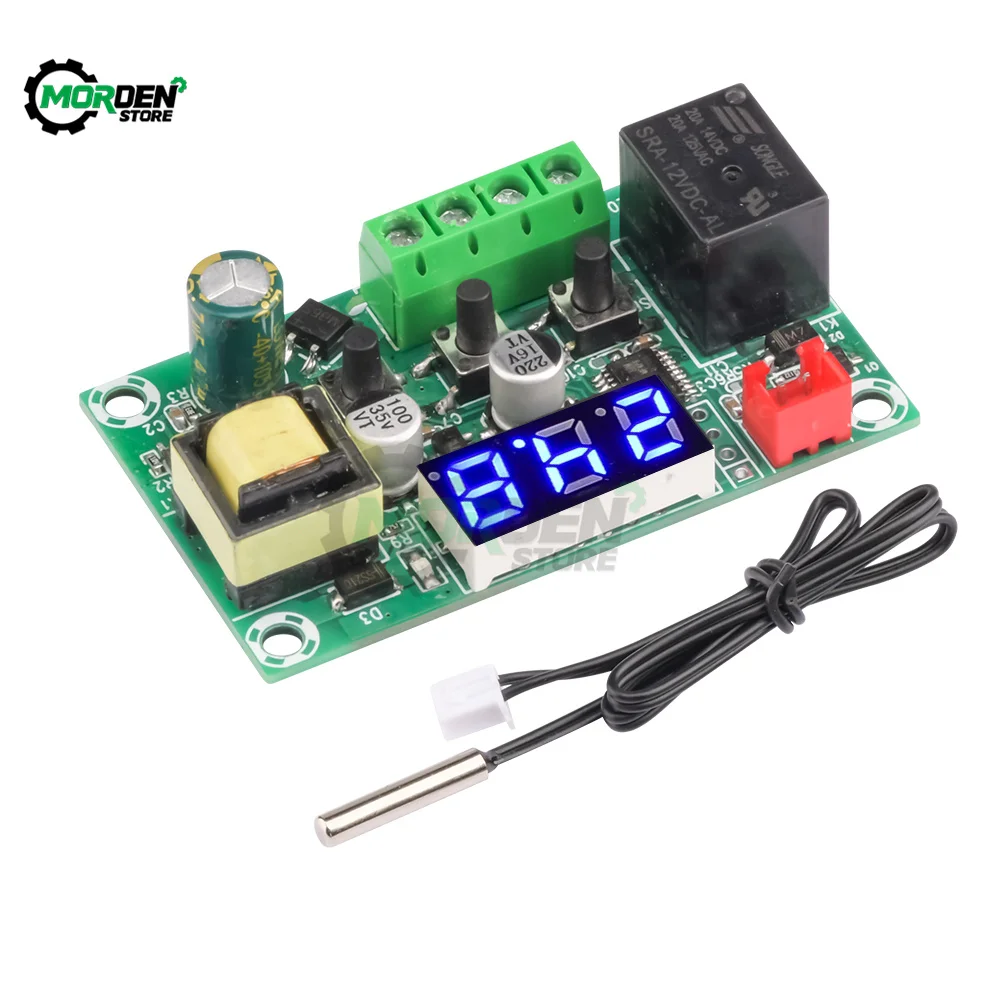 W1209 220V NTC Heat Cool Temp Thermostat Temperature Control Switch Temperature Controller ...