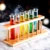 6 Piece Lot Test Tube Cocktail Glass Set With Free Rack Stand Bar KTV ...