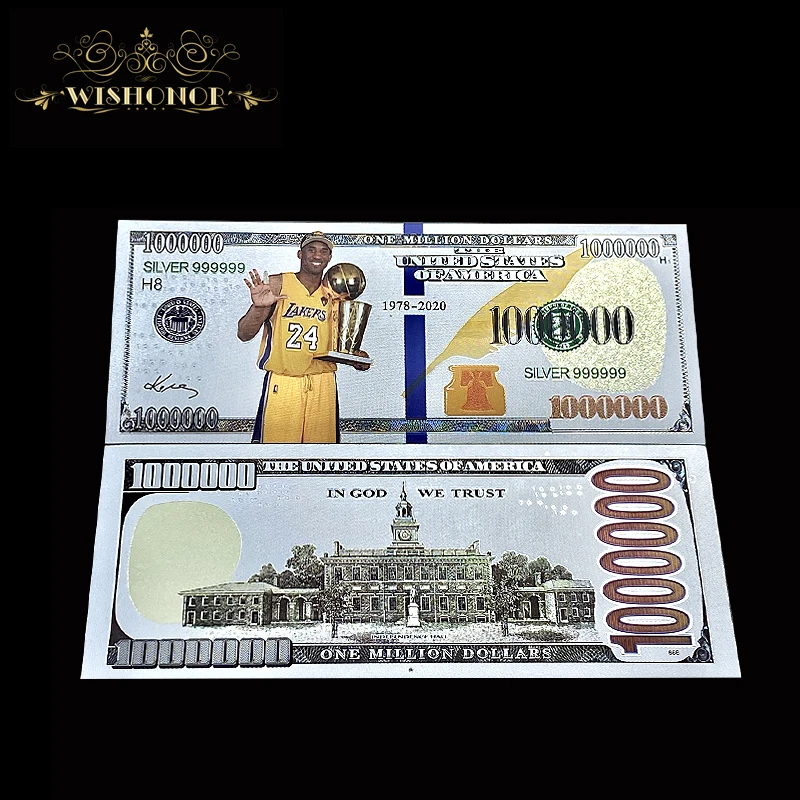 Collectibles Coins & Money 1 Million Silver Dollar Kobe Bryant Silver ...