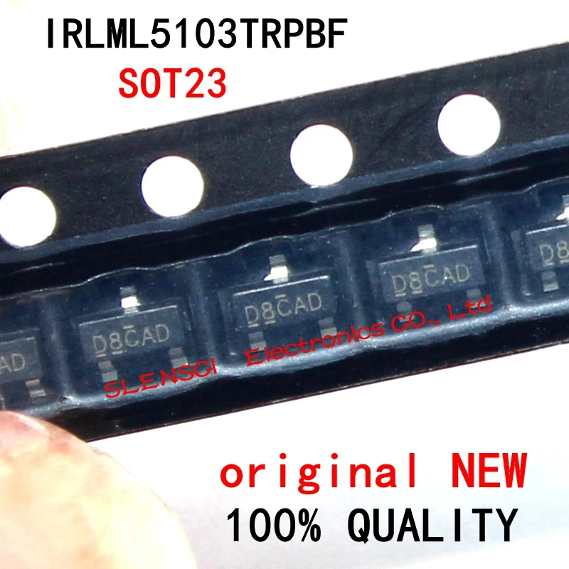 IRLML5103,20pcs SMD P-Channel 30V 760mA (Ta) 540mW (Ta) mosfet ...