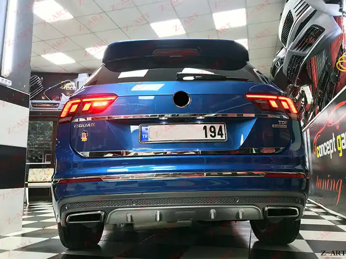 Z ART tuning body kit for Tiguan 2016 2019 retrofit body kit for new ...