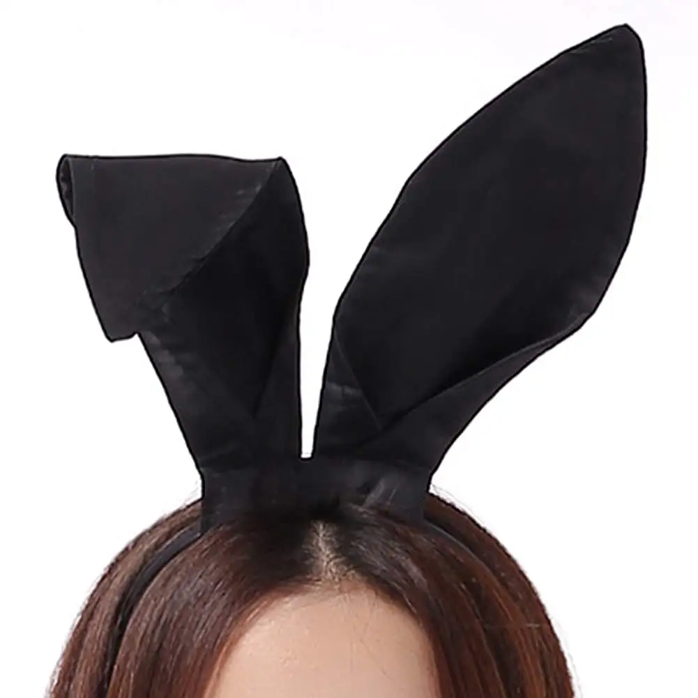 Black Bunny Ears Headband