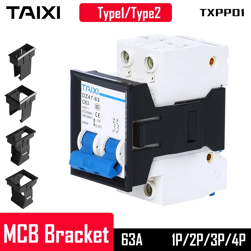 Circuit-Breaker-Brackets-MCB-Mounting-Base-DZ47-C45-C65-L7-Fixed-Frame ...