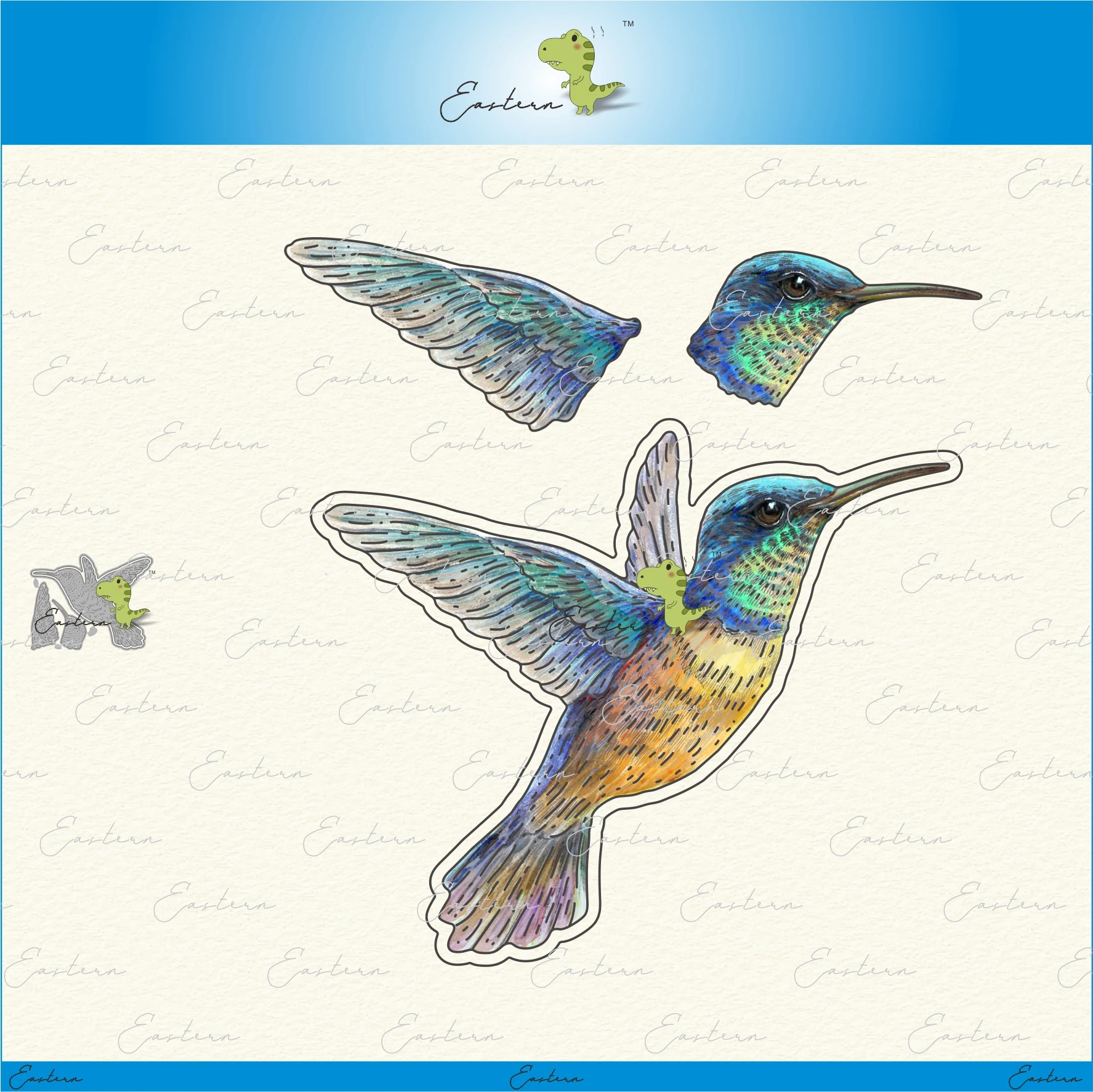 Hummingbird metal cutting dies 2020 new diy mould Scrapbooking Paper ...