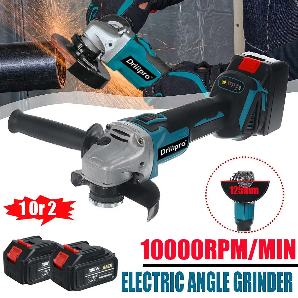 125MM-Brushless-Angle-Grinder-Cutting-Machine-Power-Tool-With-Lithium ...