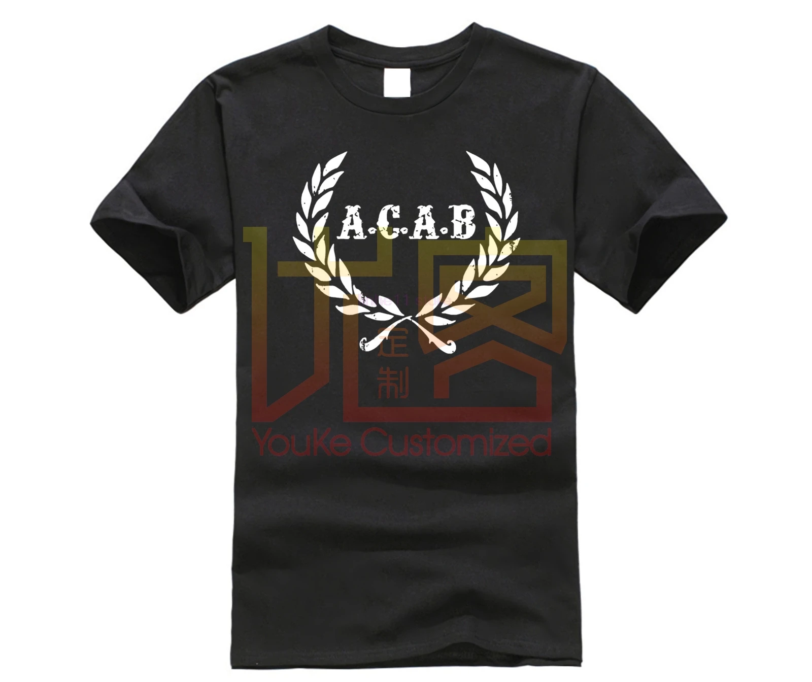 Acab T Shirt A C A B Football Acab Soccer t shirt Men Print Tee Shirt ...