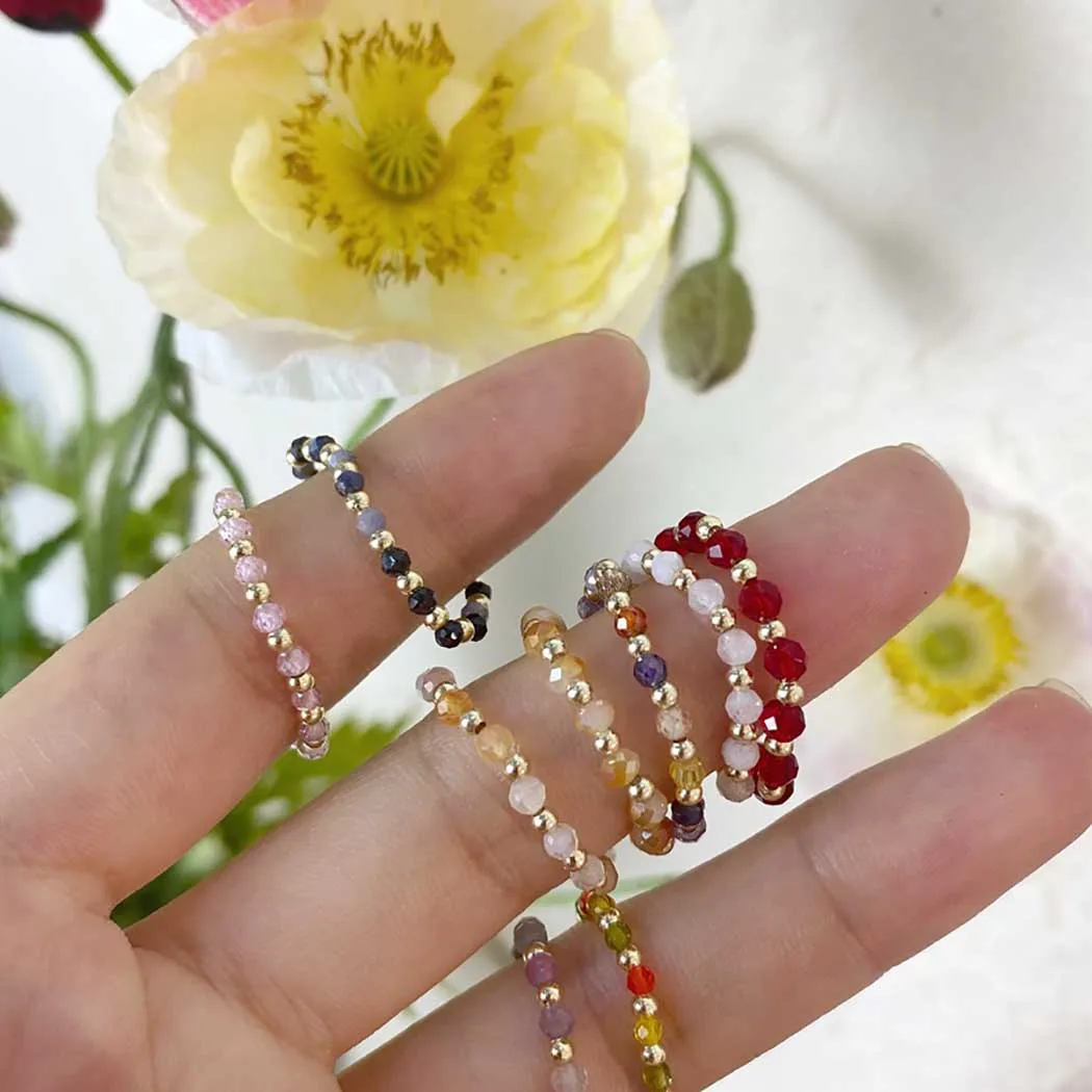 Simple Beaded Ring Jewelry & Beauty Findings Craft Supplies & Tools ...