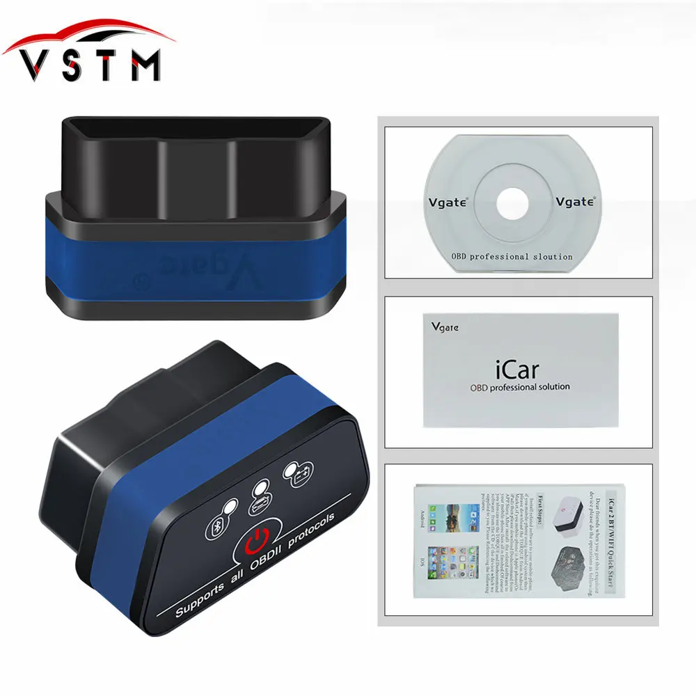 Vgate herramienta de diagnóstico para coche, accesorio icar2 Bluetooth ...