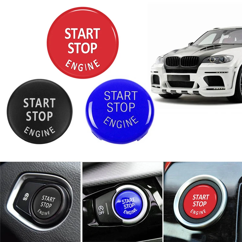 Car-Engine-Start-Button-Replace-Cover-Stop-Switch-Button-Decoration-For ...