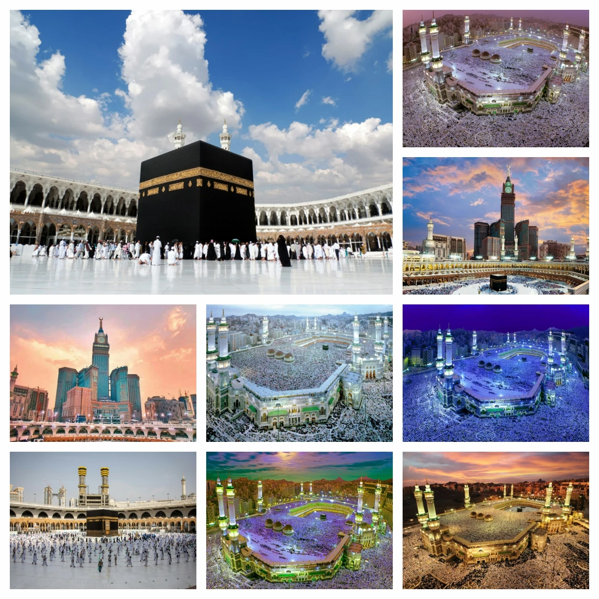 Diamant-Stickerei-Malerei-Landschaft-Moschee-Kaaba-Mekka-Mekka-Bild-Von-Strass-Madina-Masjid-Al ...