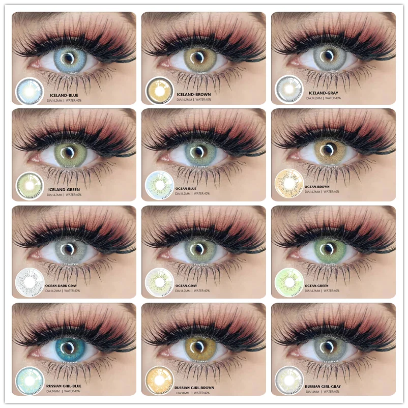 Blue Sclera Contacts