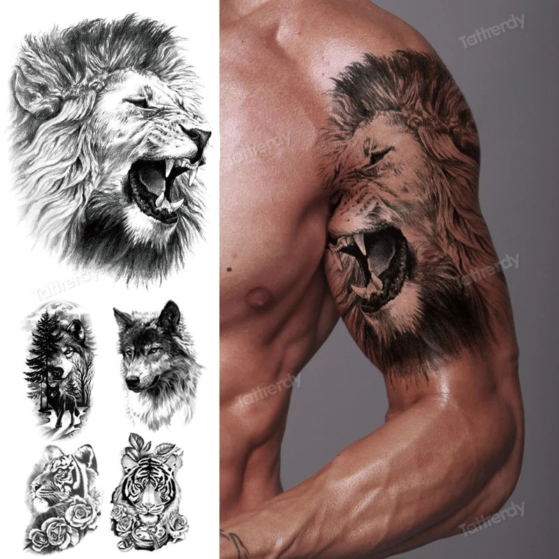 Tiger Tattoo On Shoulder