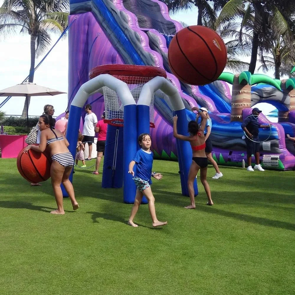 Custom Giant Inflatable Basketball Hoop Basketball Shooting Sport Game ...