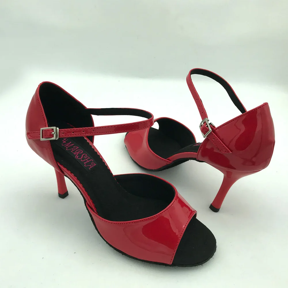 8-5cm-high-heel-Red-Latin-Dance-Shoes-For-women-Salsa-shoes-pratice ...