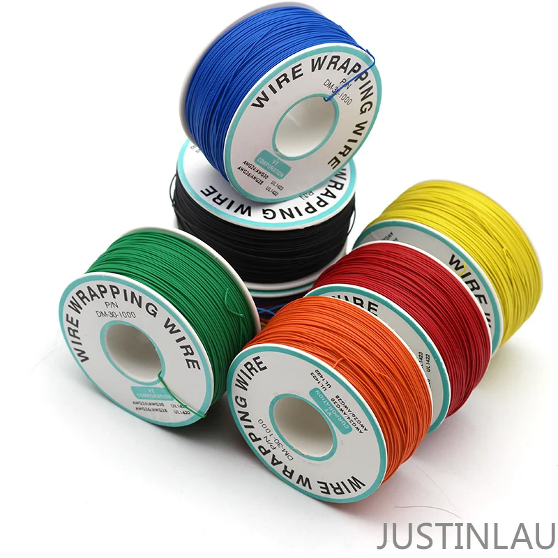 250 meters AWG30 Wrapping Wire Single Strand Copper Cable Ok Wire ...