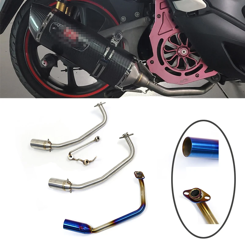 Motorcycle Exhaust System For Honda Pcx125 Pcx150 2010-2019 Muffler ...