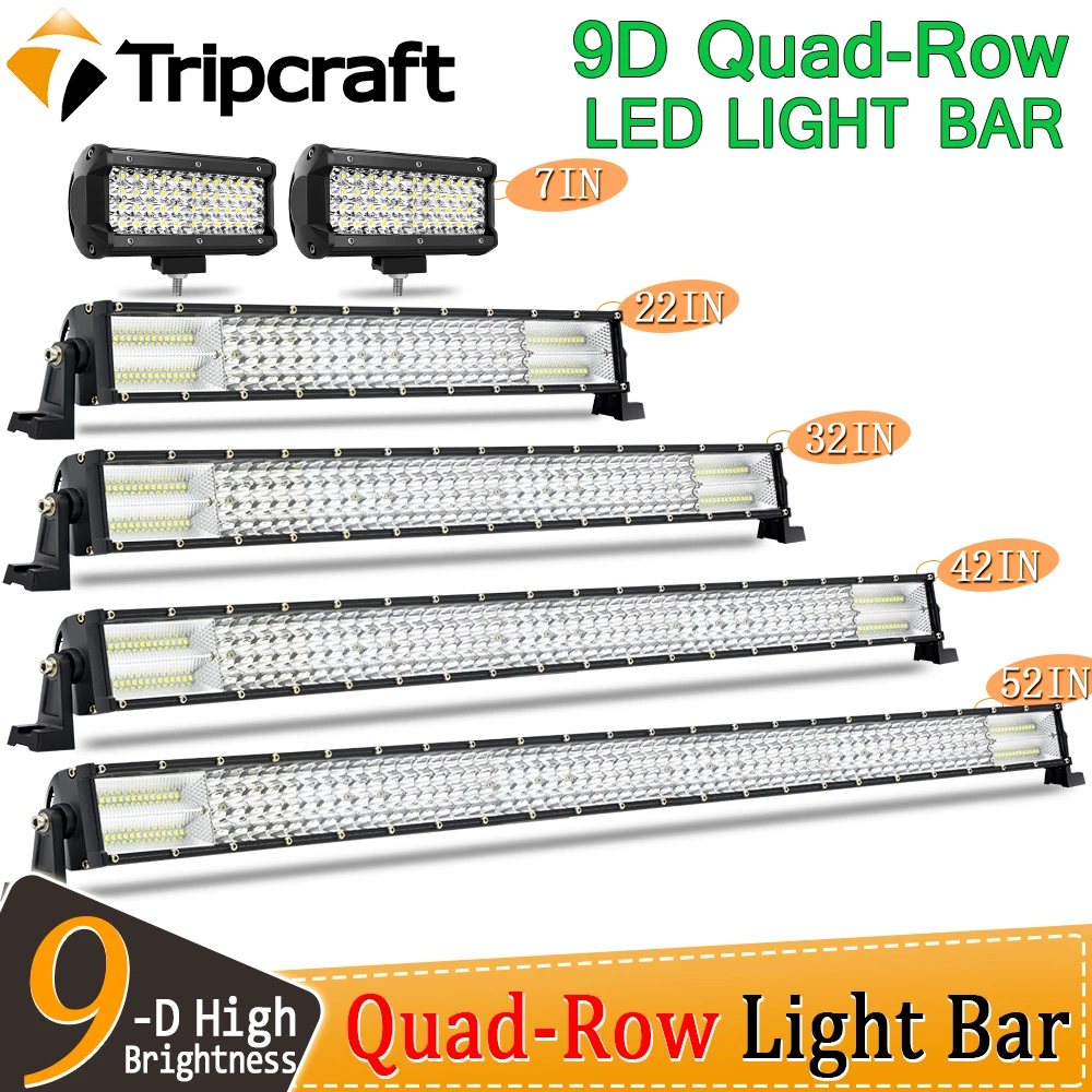Tripcraft-Quad-Row-LED-Light-Bar-4row-Light-Bar-396W-576W-756W-882W-SUV ...