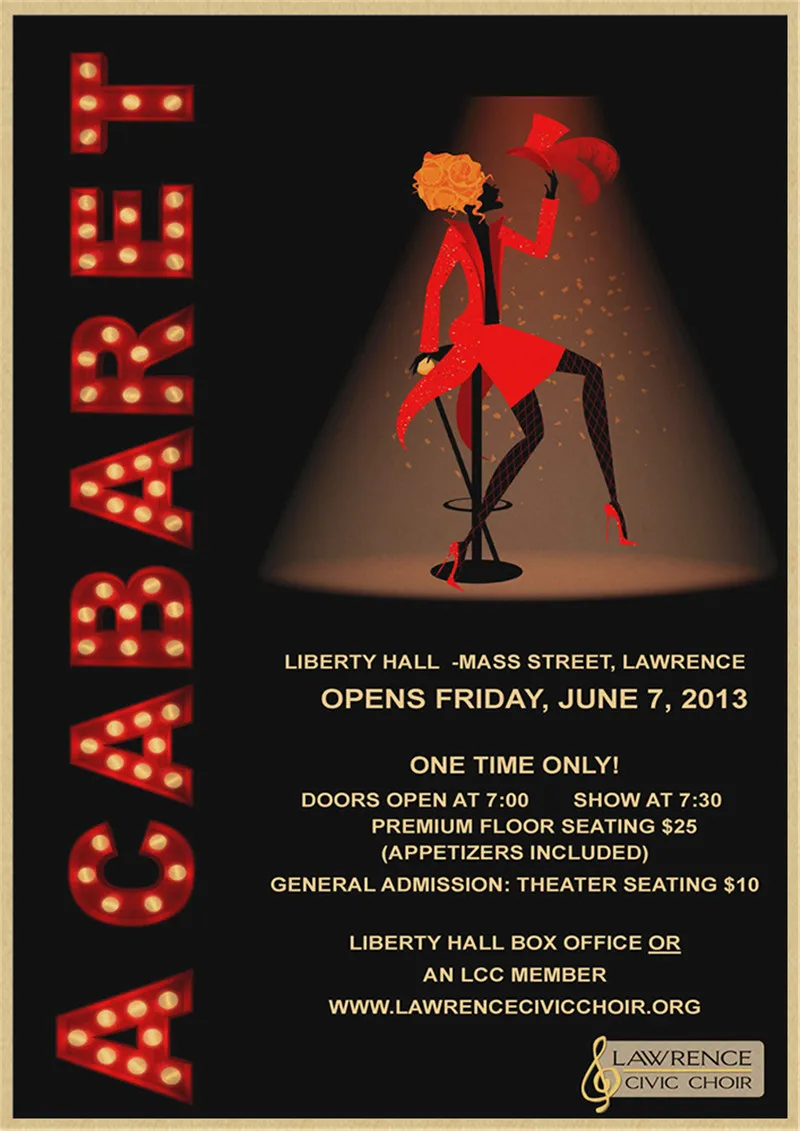 Cabaret Musical Poster