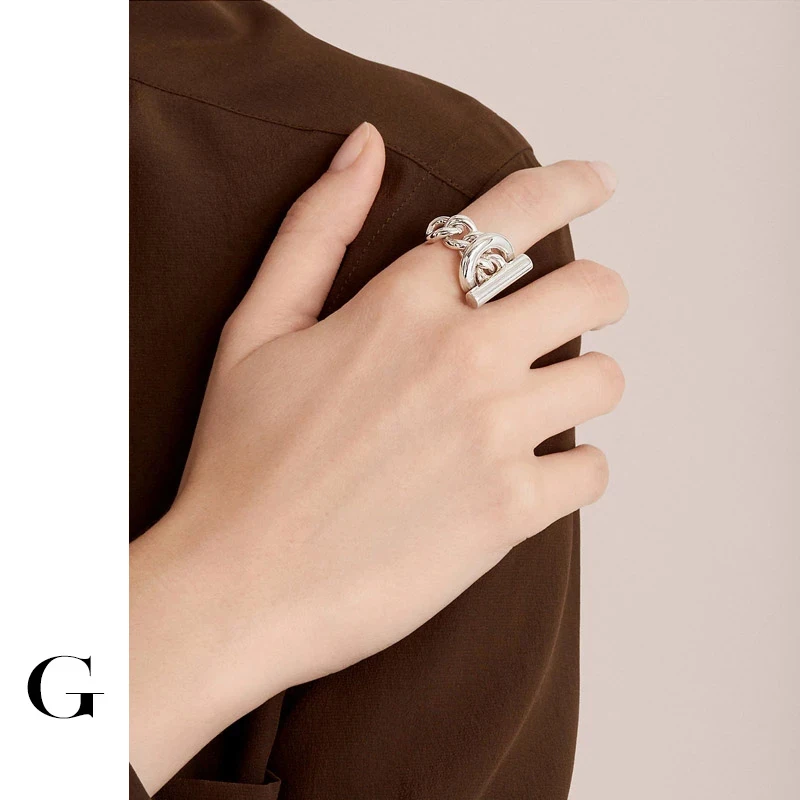 Minimalist Chains Rings | Chunky Statement Rings | Minimalist Chunky ...