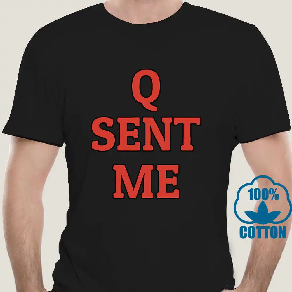 Graphic T Shirts Q Sent Me Tshirt Qanon Wwgwga Trump Great Awakening ...