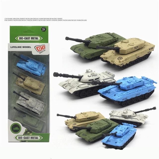 Cast Metal Army Tanks