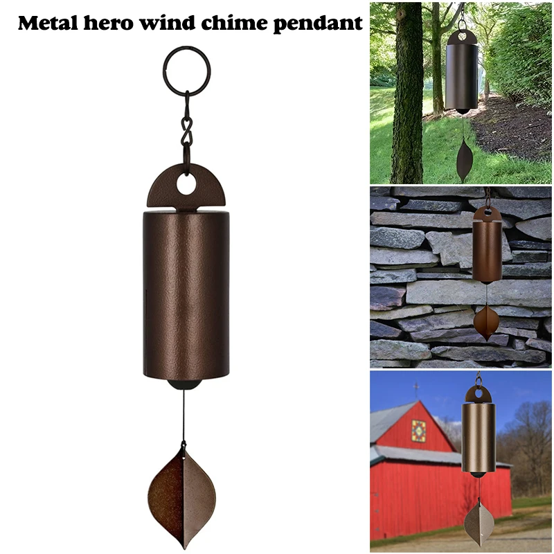 Chimes Wind Chime Outdoor Copper Heroic Windbell Vintage Metal Deep ...