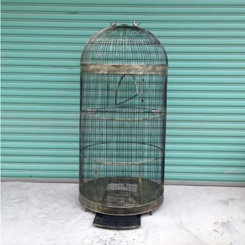 1PCS Iron Bird Cage Large Parrot Bird Cage Villa Myna Bird Cage Outdoor ...