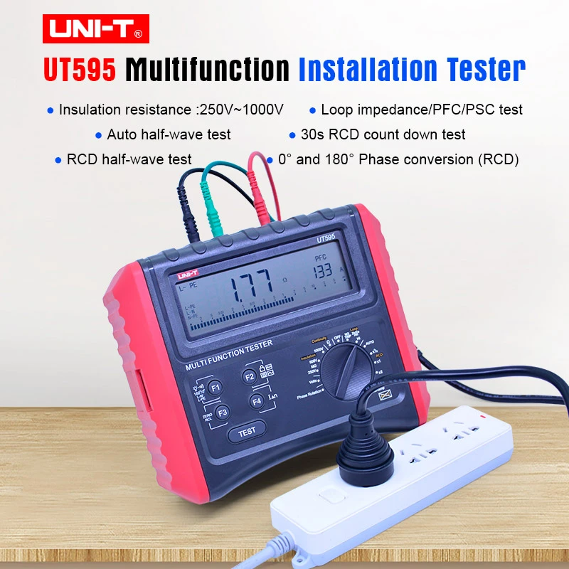 Earth Ground Line Loop Impedance Tester Insulation Ut595 Dc - AliExpress