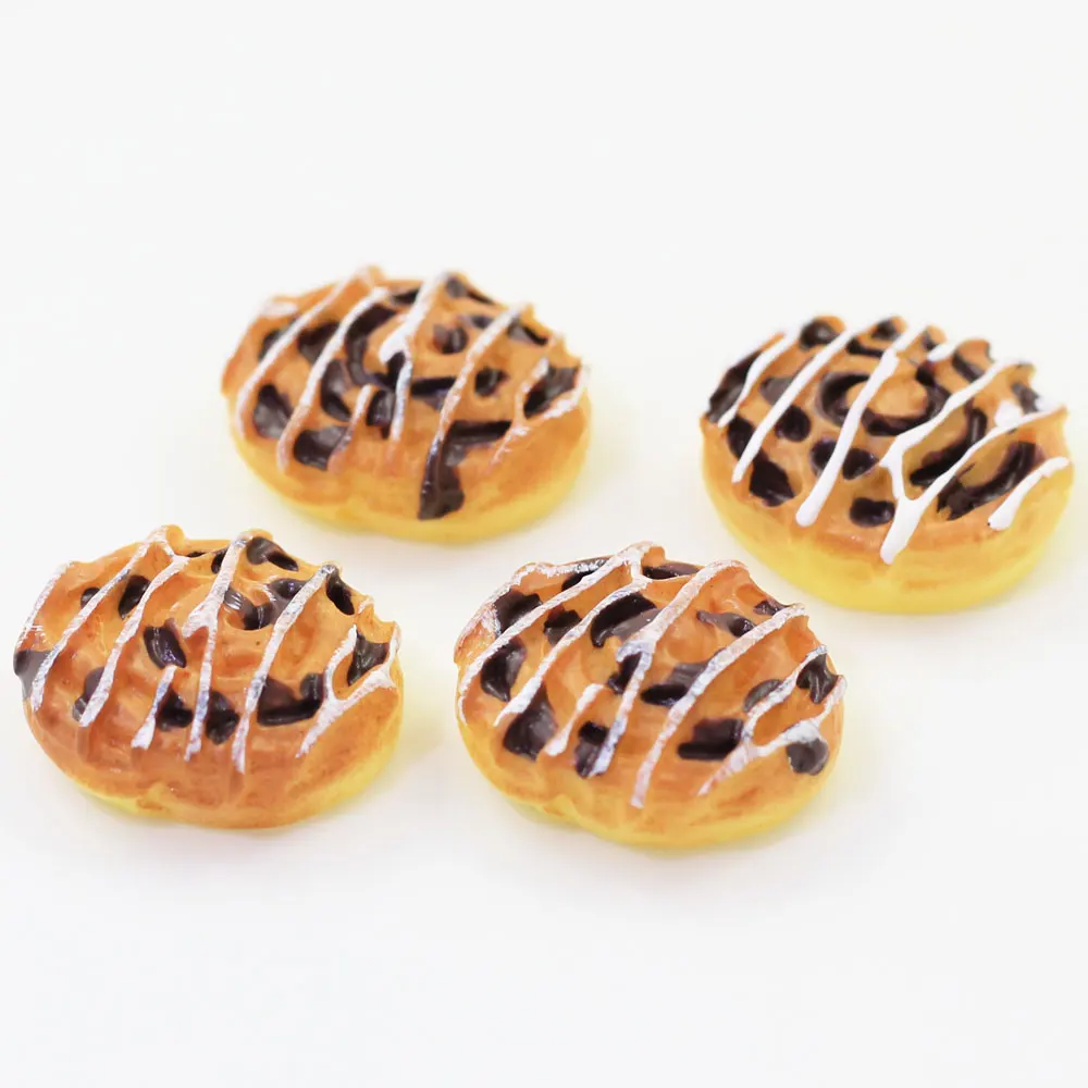 100-50pcs-Kawaii-Cream-Bread-Resin-Miniature-Food-Art-Supply-Flatback ...