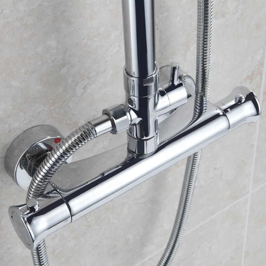 Only Wall Mounted Thermostat Shower Faucet Surface Mounted Shower ...