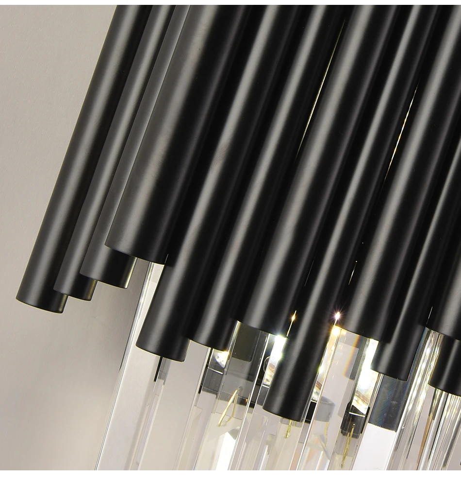 New York Crystal Black Wall Lamp – NYRALONDON