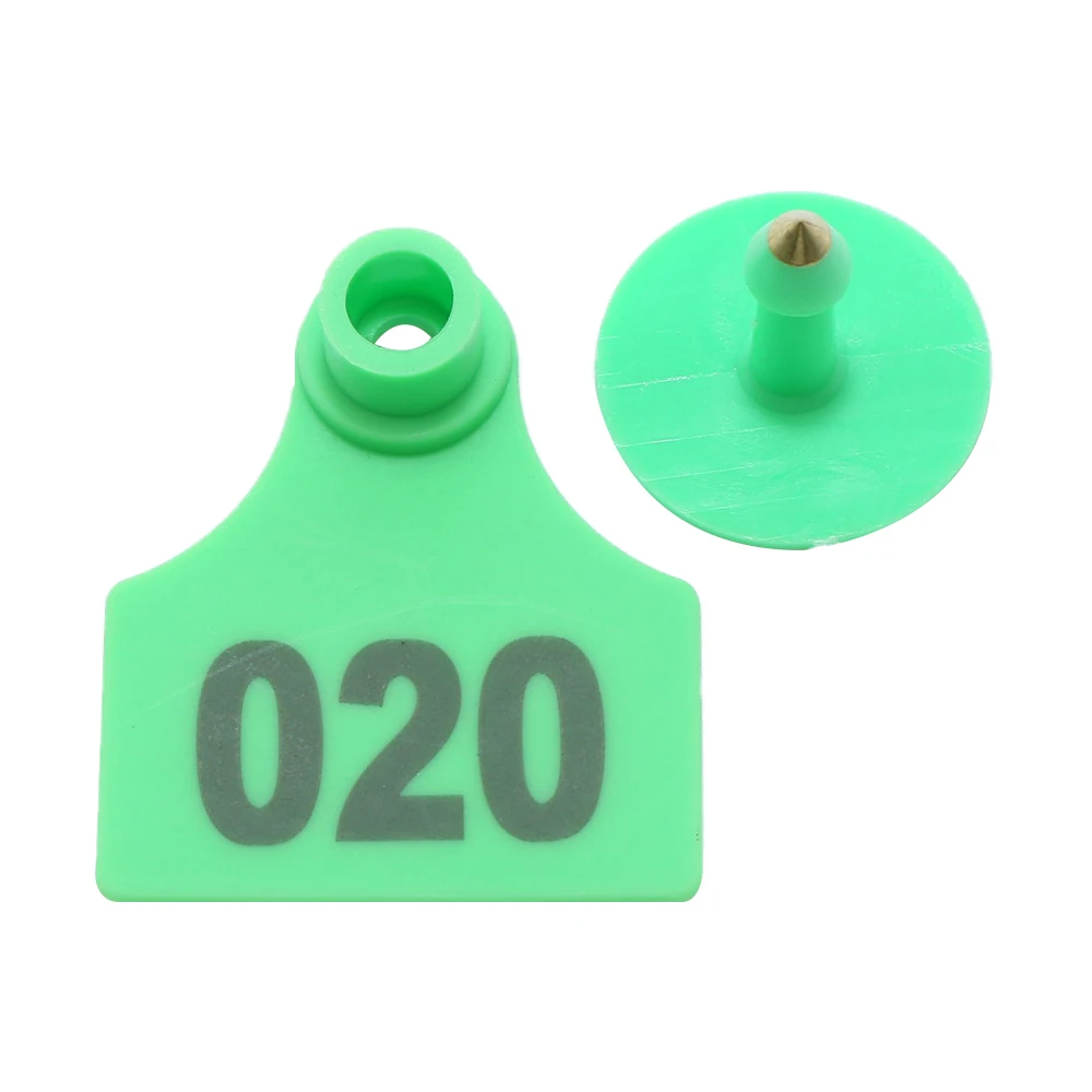 Number Tags Pig Round Ear Tag, 001-100 Numbers Livestock Ear Tag ...