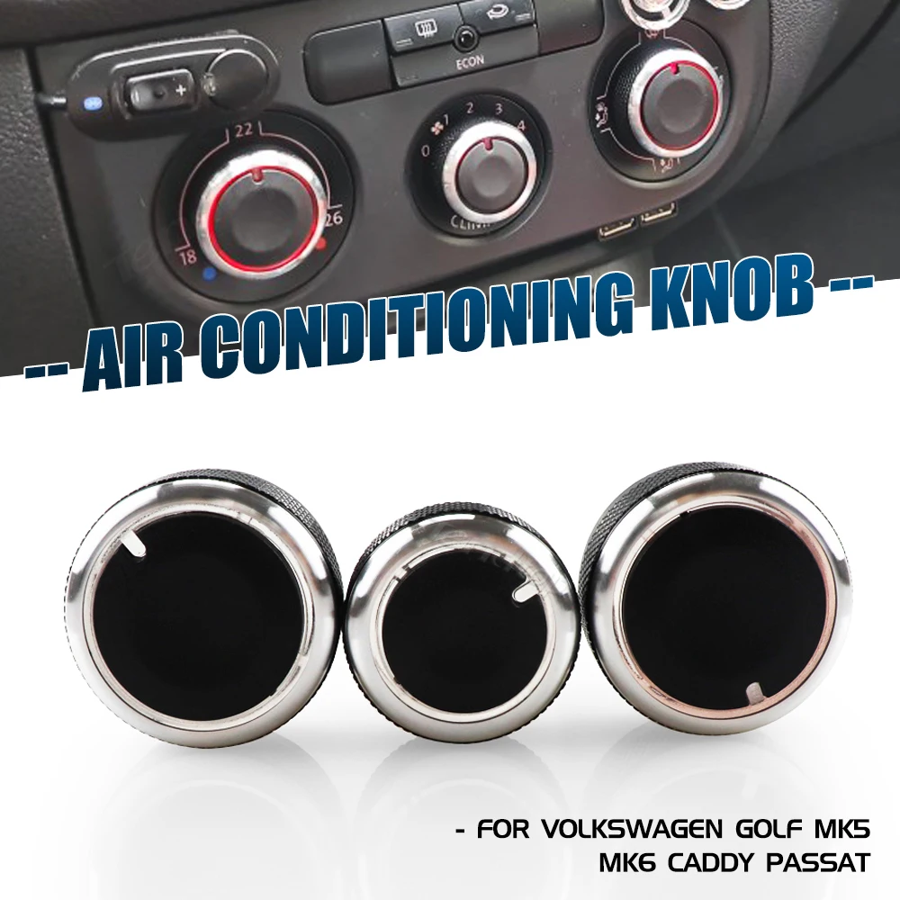 Car Air Conditioning Ac Knobs Switch For Volkswagen MK6 Bora Golf 5 ...