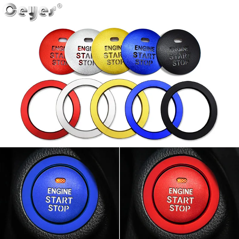 Ceyes-Car-Start-Stop-Engine-Ignition-Push-Button-Ring-Styling ...