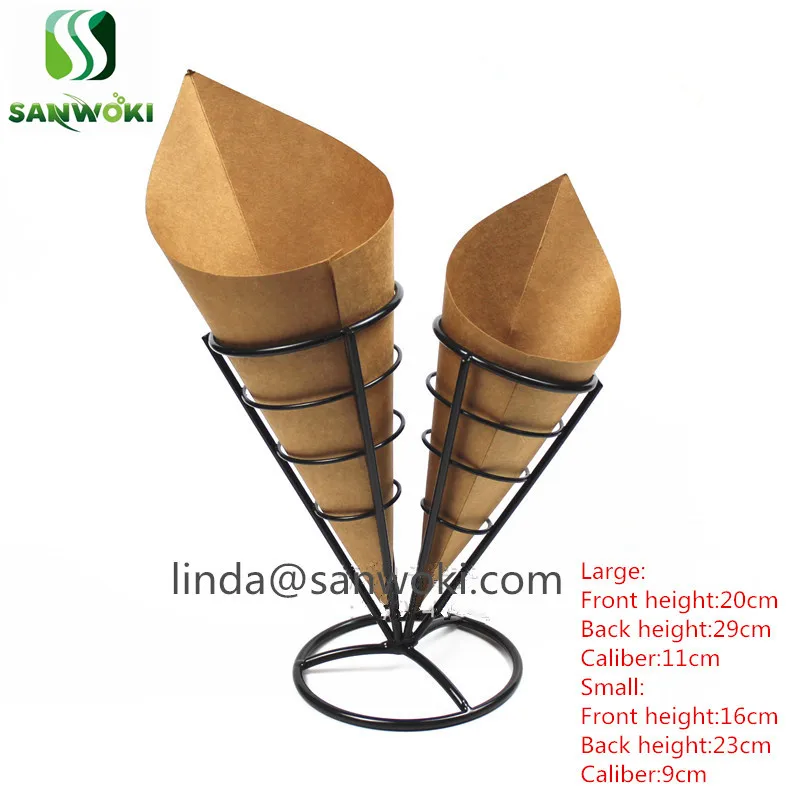 100pcs-Disposable-kraft-paper-packaging-box-waffle-take-away-holder ...